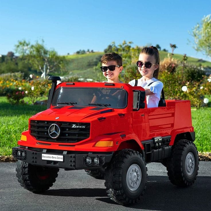 Mercedes Zetros Toddler Remote Control Ride On 12V Versatility Truck ...