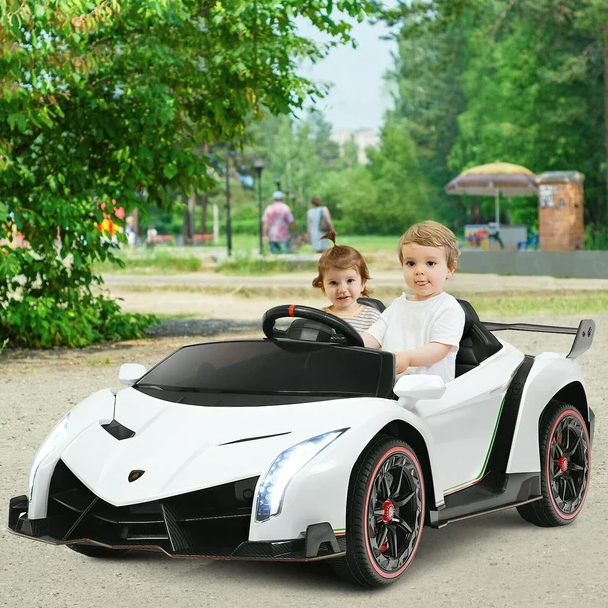 Experience Luxury with the Lamborghini Veneno 2 Seat Remote Control Ri ...