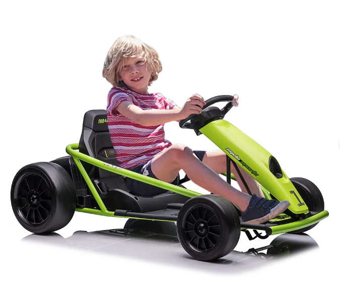 Introducing the Go-Kart Drifter With Dual 24 Volt Motors| Car Tots Ride ...