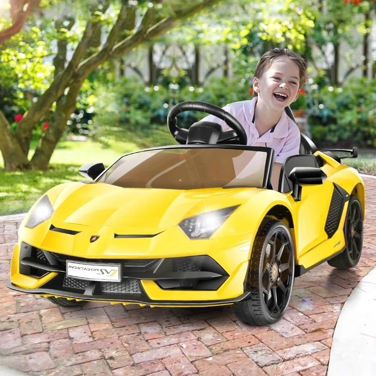 Toddler Lamborghini SVJ Remote Control Ride On Aventador| Car Tots Ride ...