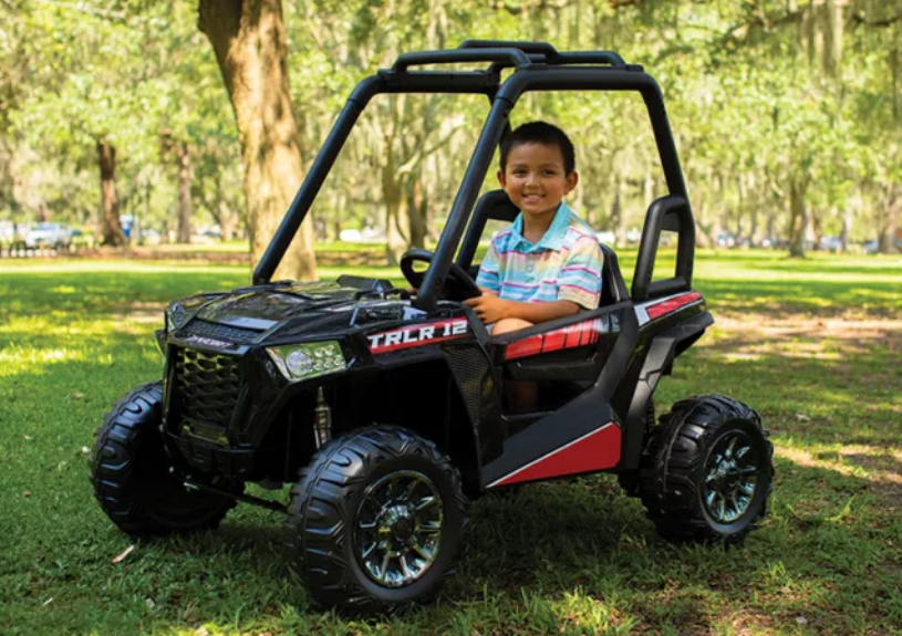Conquer the Outdoors with the Trek 24V Remote Control Ride On UTV With ...