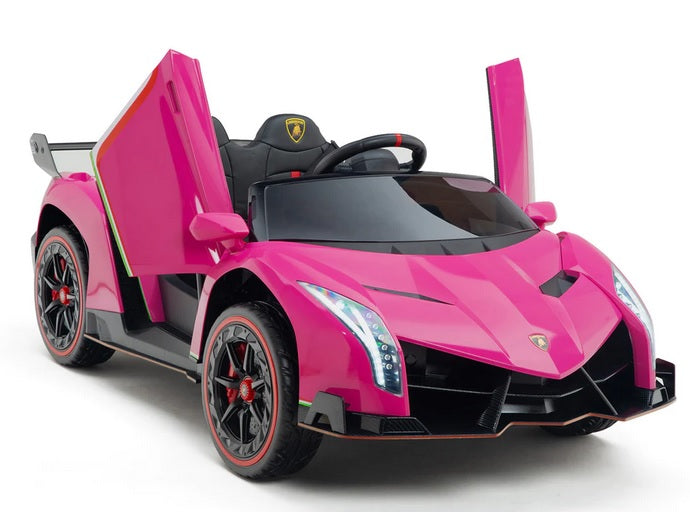 Lamborghini Veneno 2 Seat Remote Control Ride On With 4WD | Car Tots ...